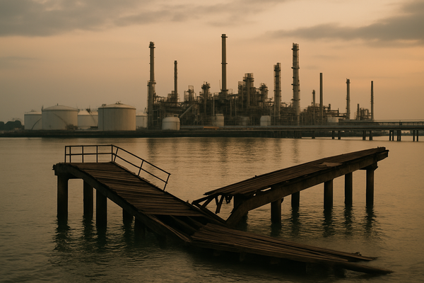 Petron Malaysia halts Port Dickson refinery after jetty collapse